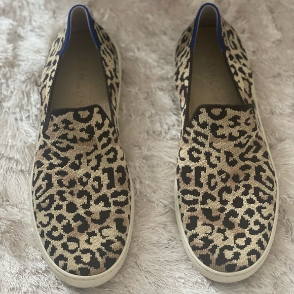 Rothy's | Shoes | Rothys Slide Sneakers Size 9 Leopard Print | Poshmark